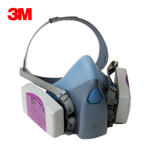 RESPIRADOR MEDIA CARA – 3M 7502 – JUVISA FERRETERO SAC