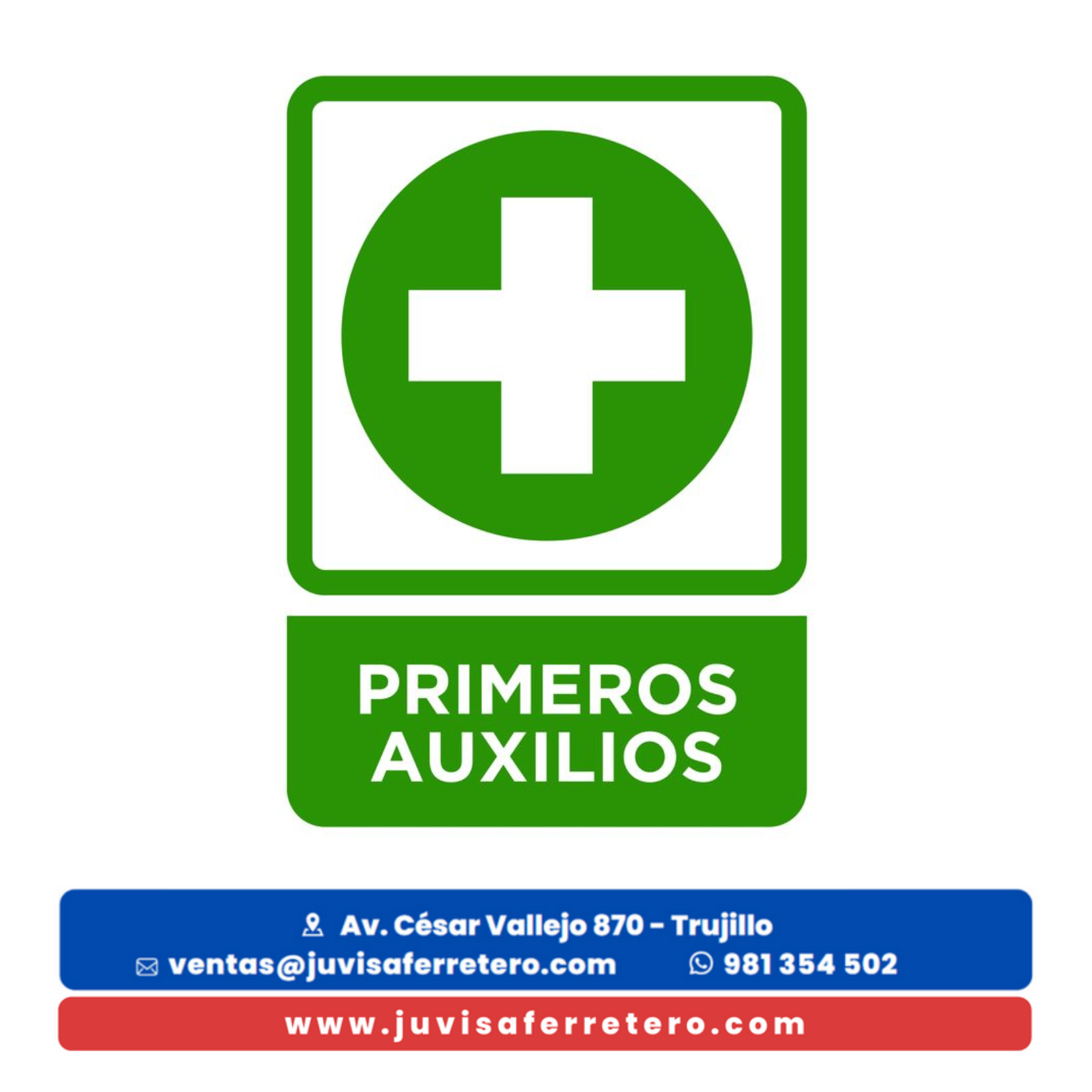 Señal De Botiquín De Primeros Auxilios EV29